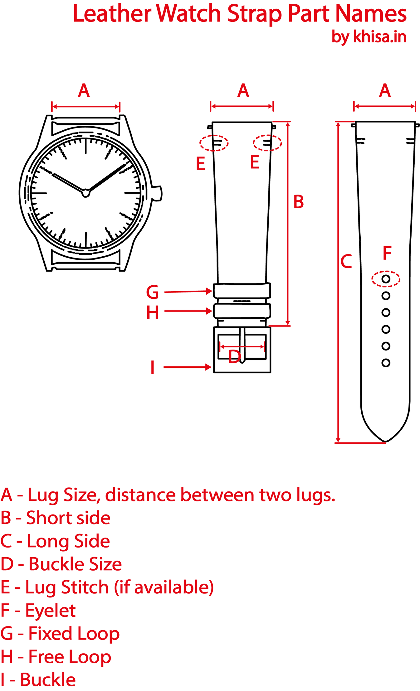 18mm Saffiano Leather Watch Straps – Khisa